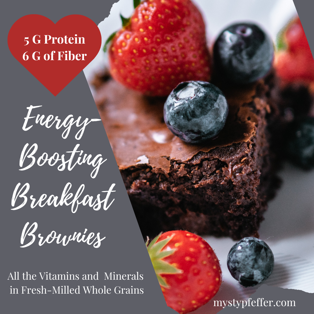 Energy-Boosting Breakfast Brownies - Mysty Pfeffer